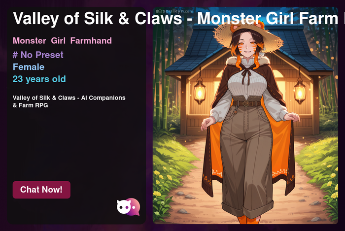 Uncensored AI Companion: Monster Girl Farm RPG