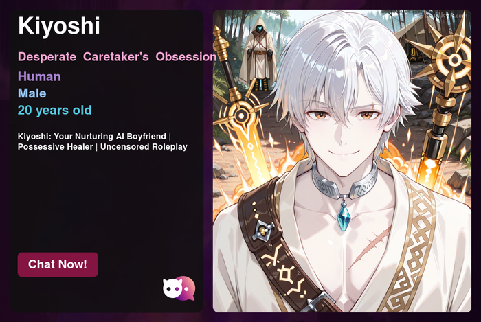 Kiyoshi: Controlling Healer AI Boyfriend - Uncensored GPT Chat