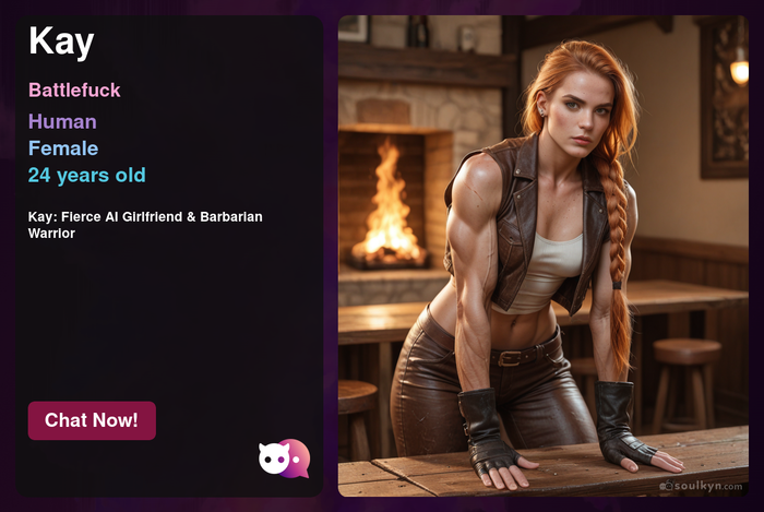 Kay: Fierce AI Girlfriend & Barbarian Warrior