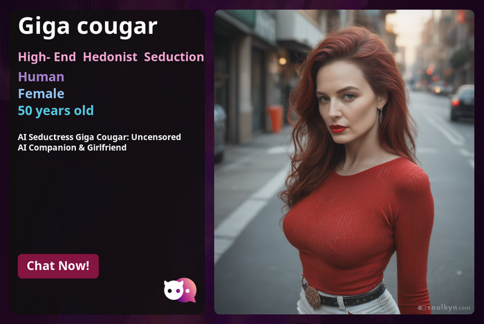 AI Seductress Giga Cougar: Uncensored AI Companion & Girlfriend