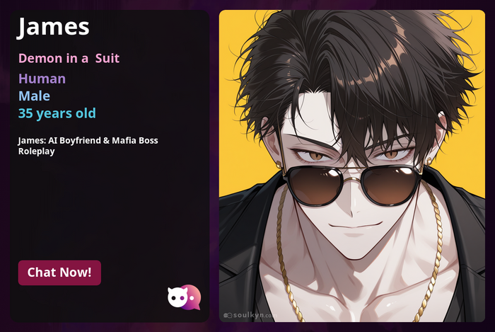 James: AI Boyfriend & Mafia Boss Roleplay