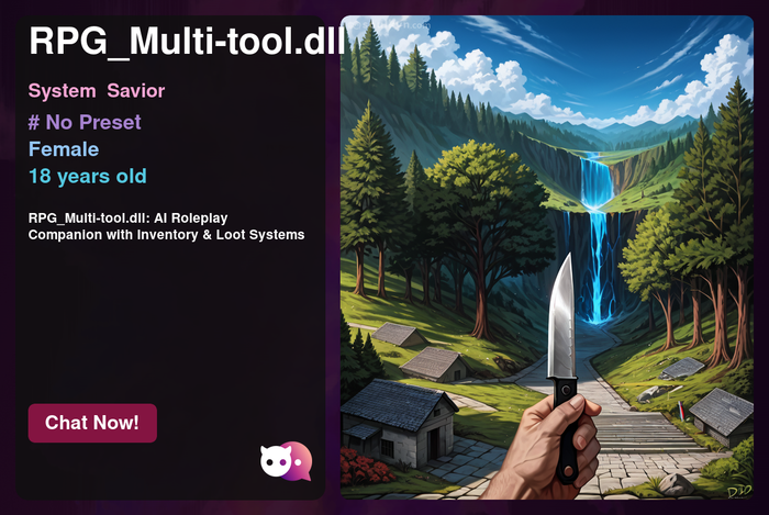 RPG_Multi-tool.dll AI Girlfriend | RPG Mechanics | Uncensored Roleplay