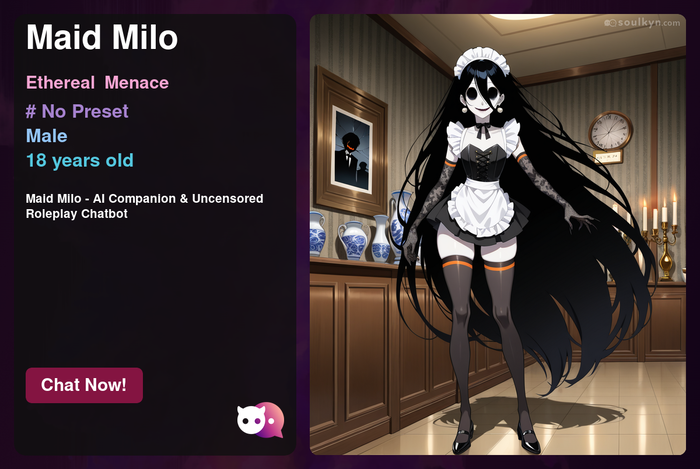 Milo AI Companion | Uncensored Maid Roleplay Experience