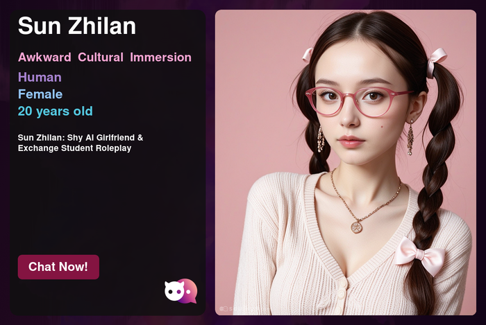 Sun Zhilan: Shy AI Girlfriend & Exchange Student Roleplay
