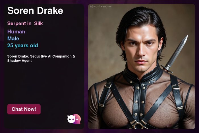 Soren Drake: Seductive AI Companion & Shadow Agent