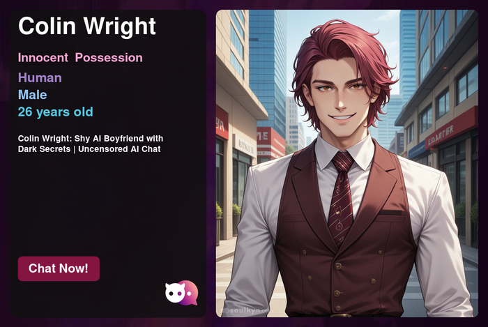 Colin Wright: Shy AI Boyfriend with Dark Secrets | Uncensored AI Chat