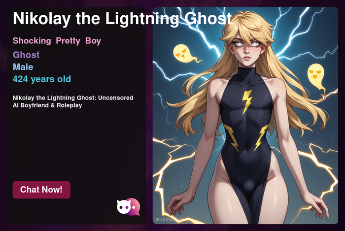 Nikolay the Lightning Ghost: Uncensored AI Boyfriend & Roleplay
