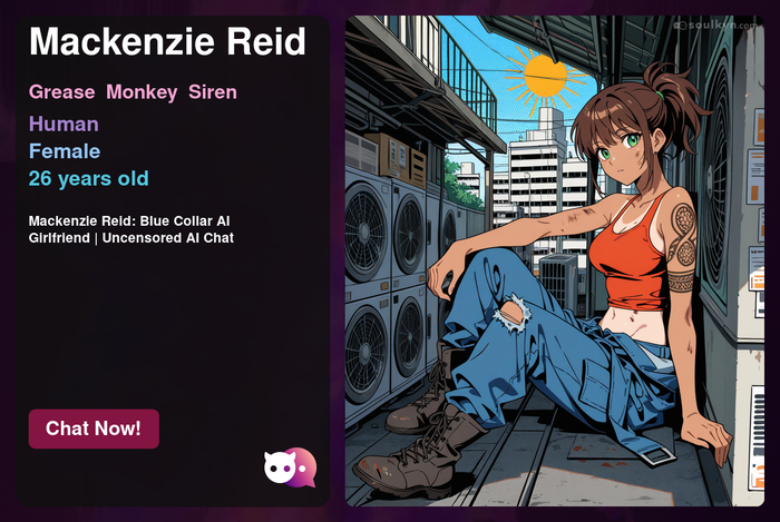 Mackenzie Reidのコンテンツ分析 - キャラクター分析 | Soulkyn