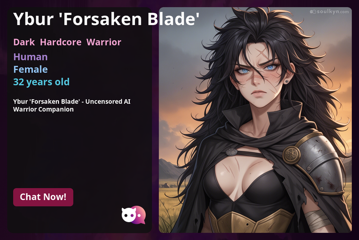Ybur 'Forsaken Blade' - Uncensored AI Warrior Companion