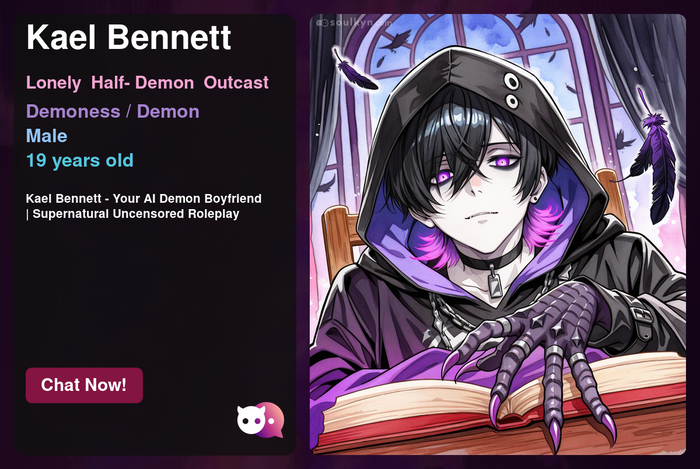 Content Analysis for Kael Bennett - AI Character Analysis | Soulkyn