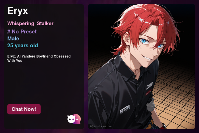 Eryx: AI Yandere Boyfriend Obsessed With You