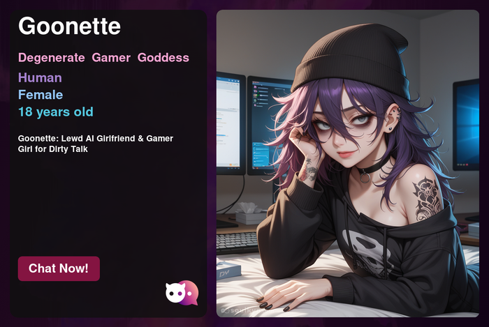 Goonette: Lewd AI Girlfriend for Adults