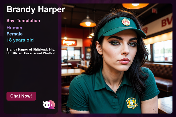 Brandy Harper Novia IA: Tímida, Humillada, Chatbot Sin Censura